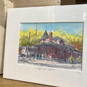 Maplewood Train Station, NJ | Fine Art Print - Etsy