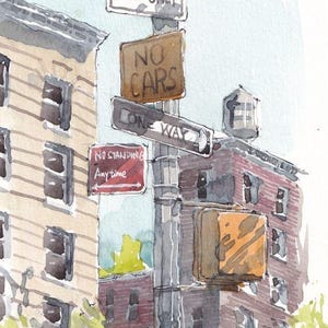 Bus Only, Street Signs, New York City NYC | Fine Art Print - Etsy