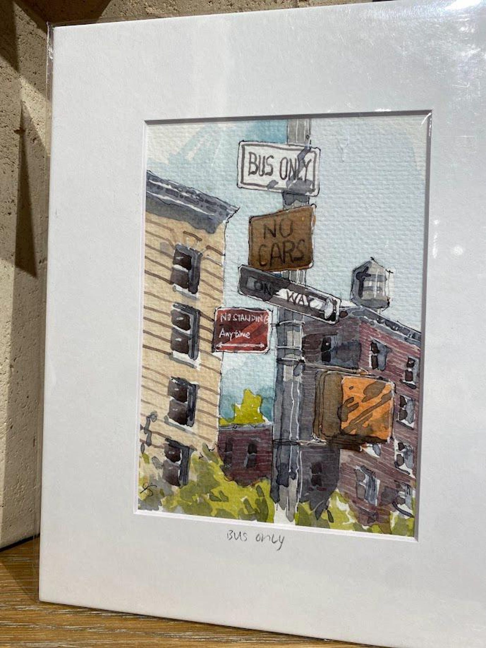 Bus Only, Street Signs, New York City NYC | Fine Art Print - Etsy