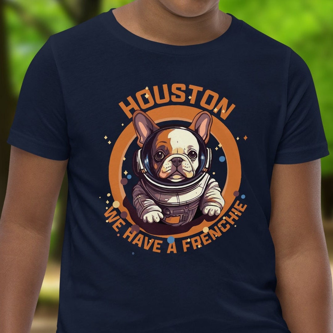 Kid's French Bulldog Puppy Astronaut T-shirt, Gift for Kids, Frenchie ...