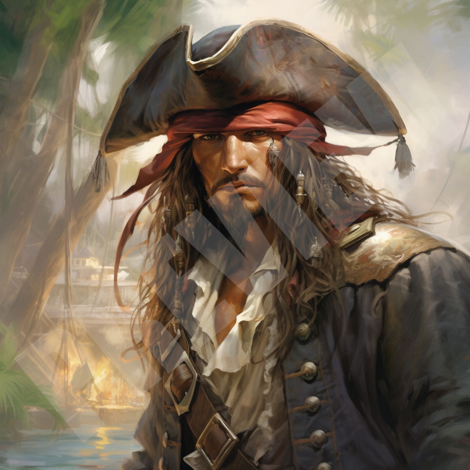 Golden Age of Piracy Art Set: Images of Swashbuckling Pirates for ...