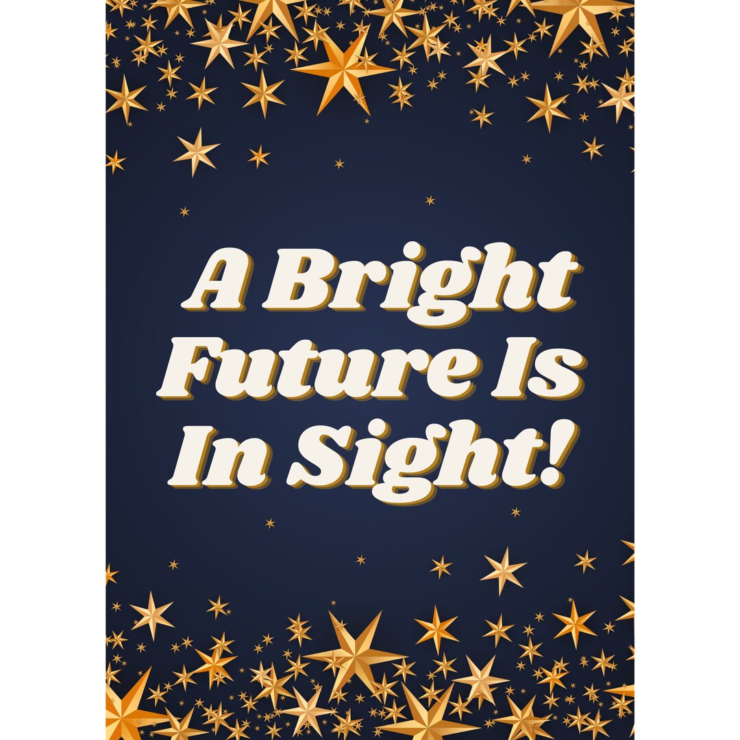 Fibei Greetings Graduation Card Title: A Bright Future is in Sight - Etsy