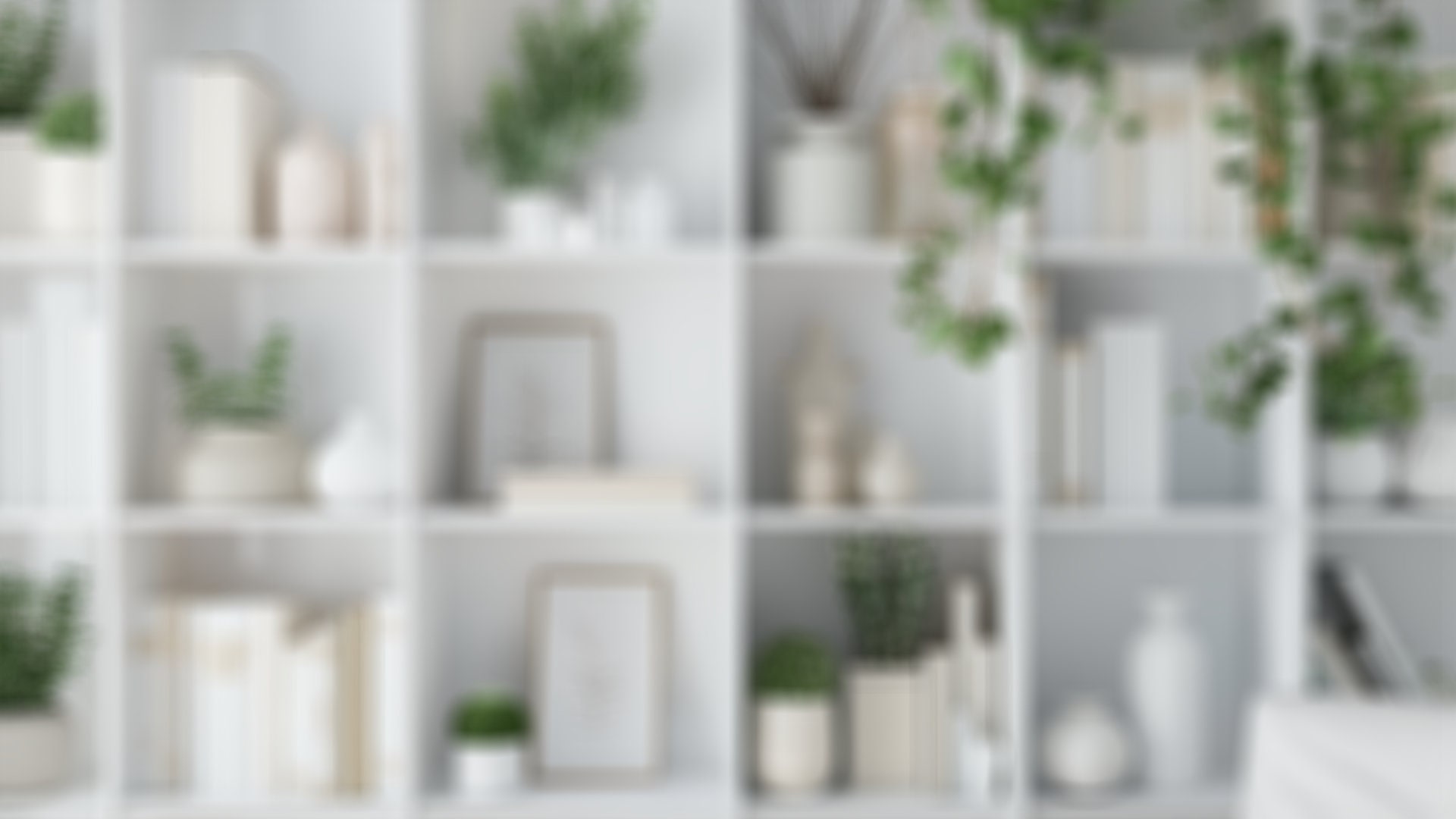 2 White Modern Shelving Office Zoom Background Home Office Zoom ...