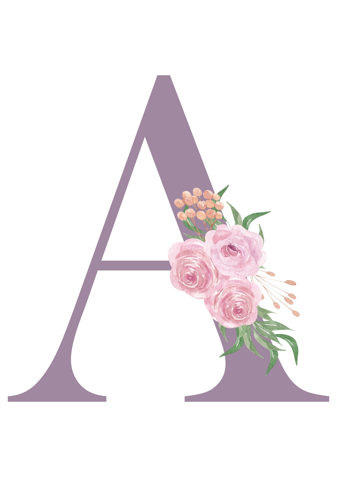Digital Alphabet A in PNG Form - Etsy