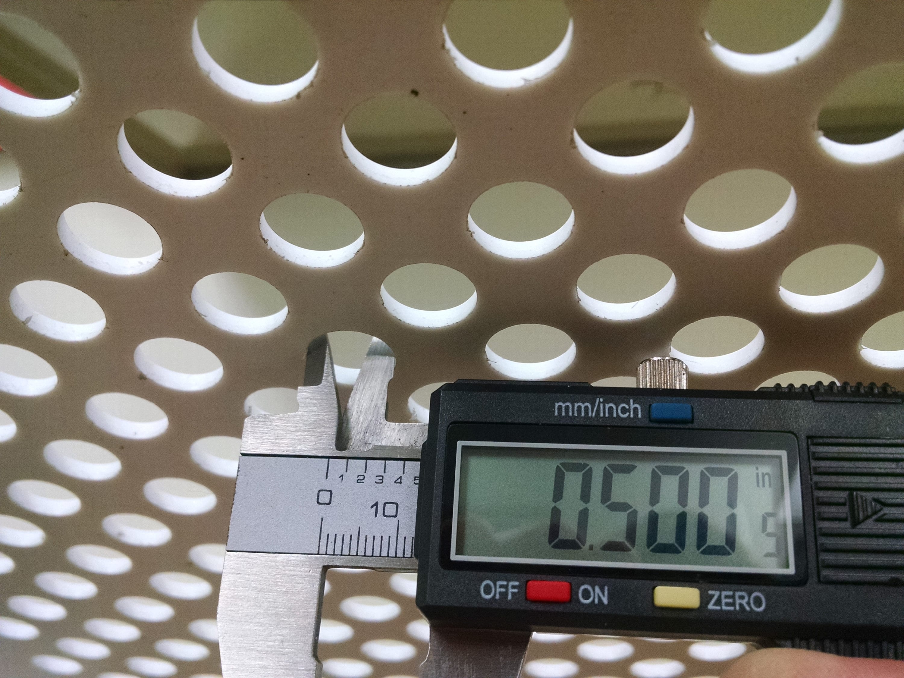 2'x4' White Plastic Perforated Ceiling Tile With 1/2" Holes - Etsy