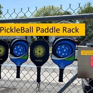 Pickleball Paddle Rack - Etsy