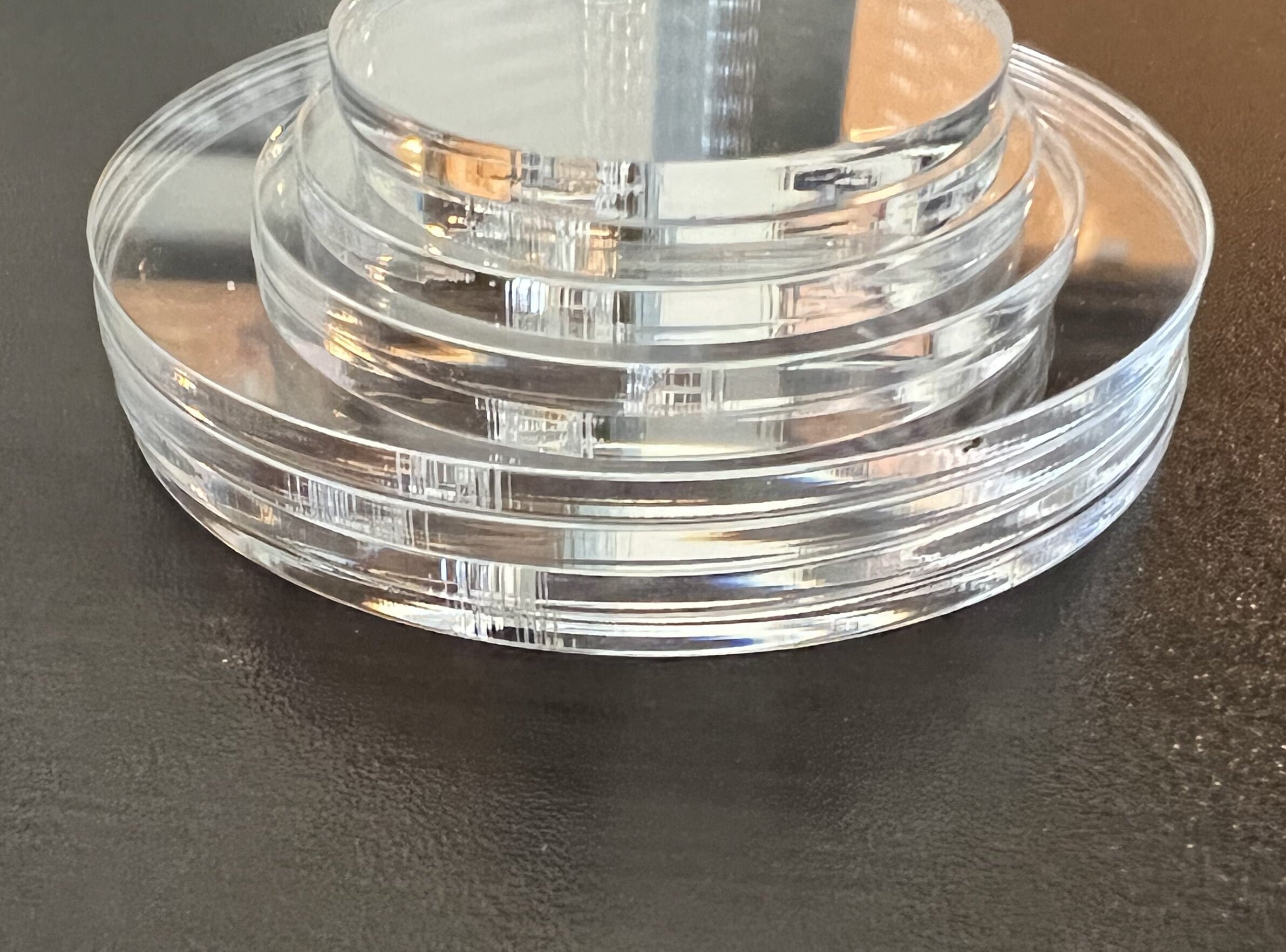 BULK PACKED- Custom Clear Acrylic Blanks, .118 Thick, 1" Thru 4-1/4" - Etsy