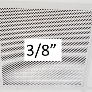 White Plastic Perforated Ceiling Tile With 3/8" Holes - Etsy