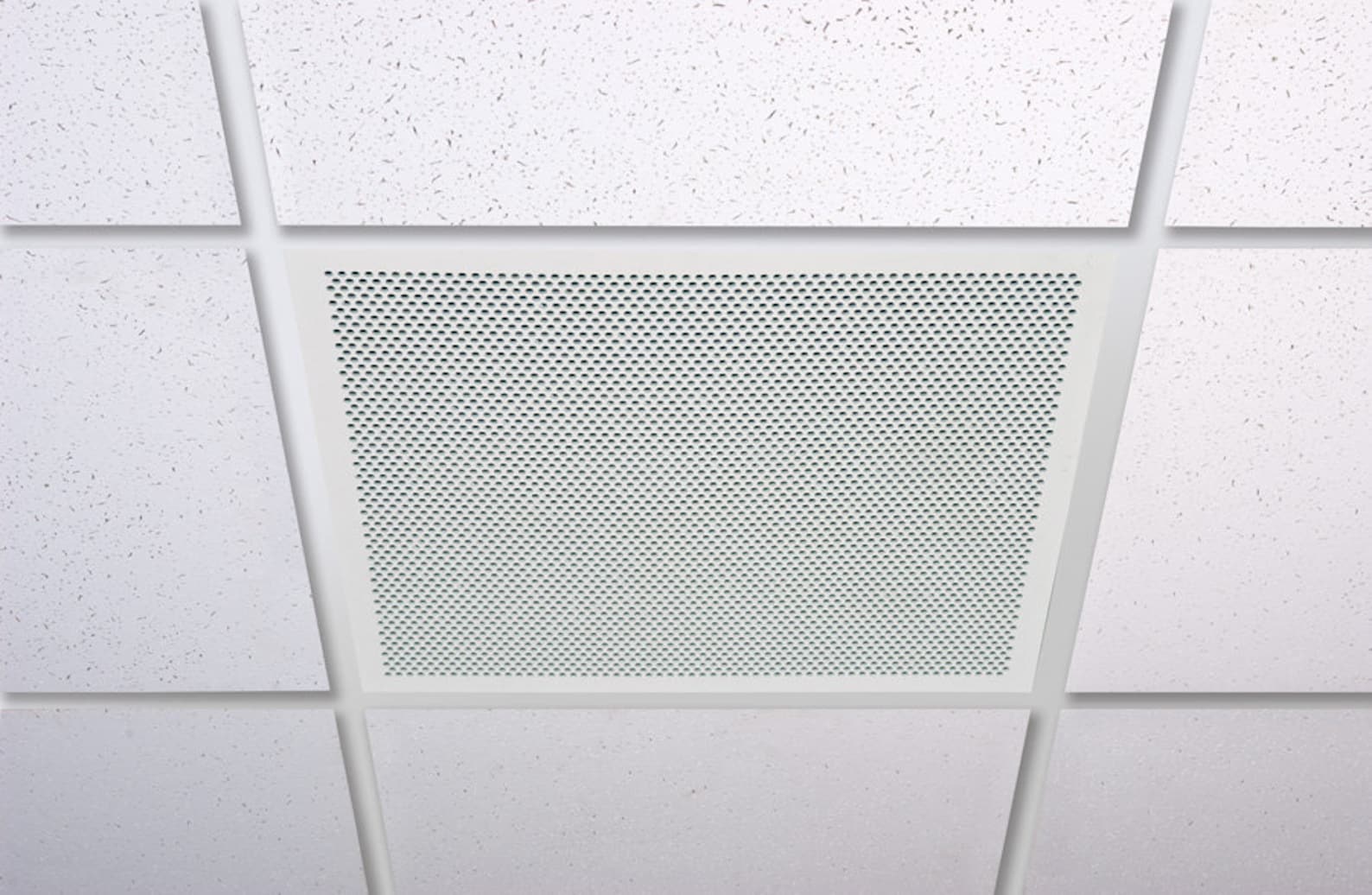 White Plastic Perforated Ceiling Tile With 3/8" Holes - Etsy