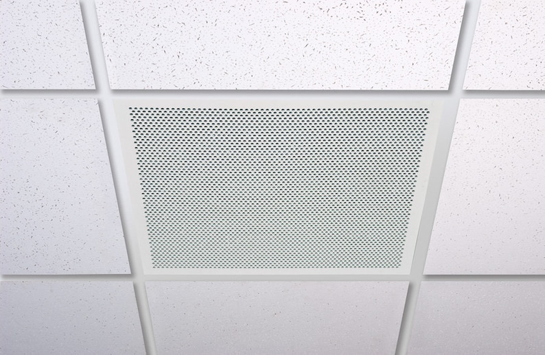 White Plastic Perforated Ceiling Tile With 3/8" Holes - Etsy