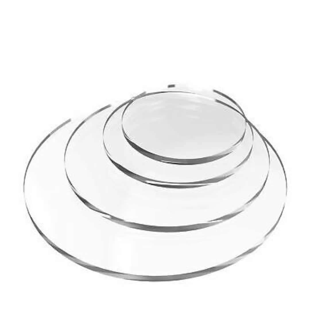 Round Acrylic Discs & Table Tops@ .118" Thick. 1" Thru 18.25" - Etsy