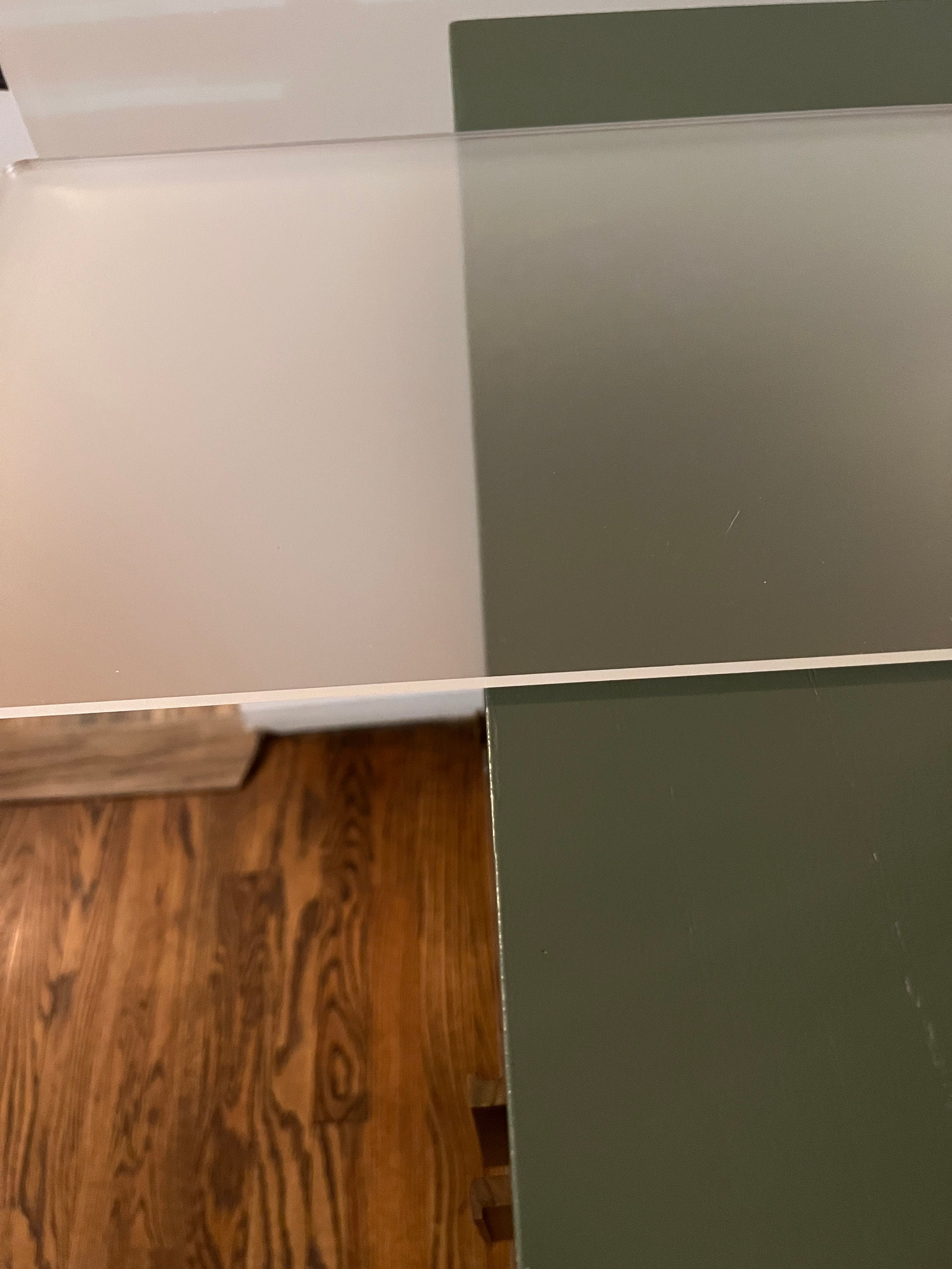 FROSTED Acrylic TableTop Protector or Blotter at .118 thickness-Custom ...