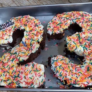 Number Cake Stencils - Etsy