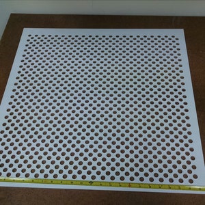 White Plastic Perforated Ceiling Tile With 3/8" Holes - Etsy