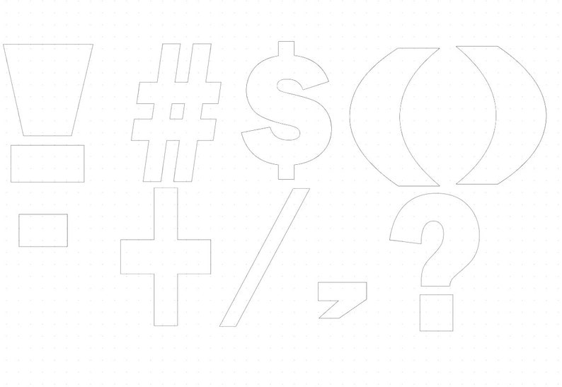 Number Cake Stencils - Etsy