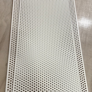 2 Pack of 2'x4' White Plastic Perforated Ceiling Tile With 1/2" Holes ...