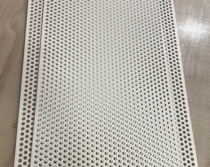 2 Pack of 2'x4' White Plastic Perforated Ceiling Tile With 1/2" Holes ...