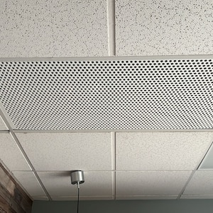 2'x4' White Plastic Perforated Ceiling Tile With 1/2" Holes - Etsy