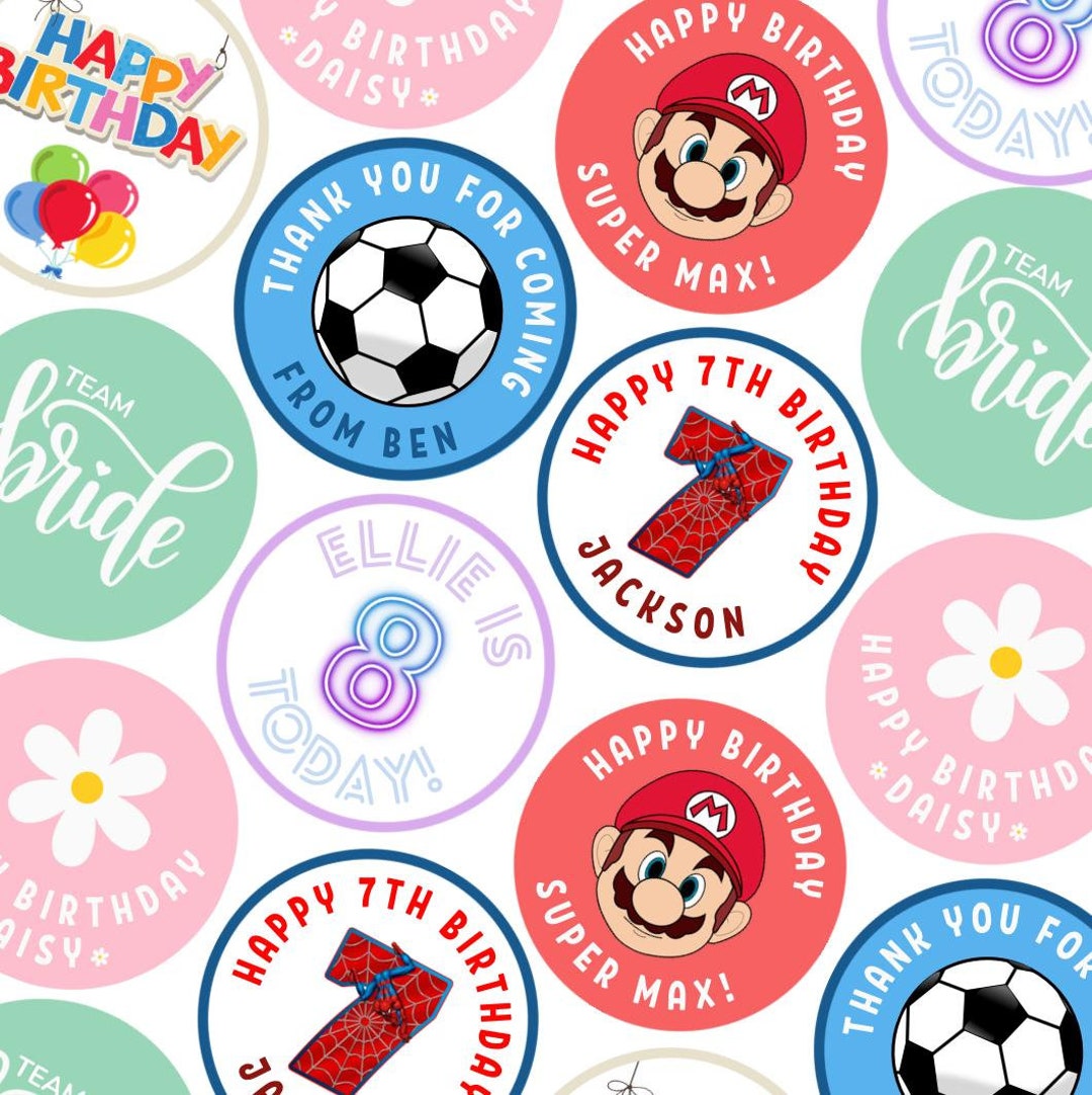 Mini Box Sticker Add-on Sweetbox Sticker Personalised Sweets - Etsy UK