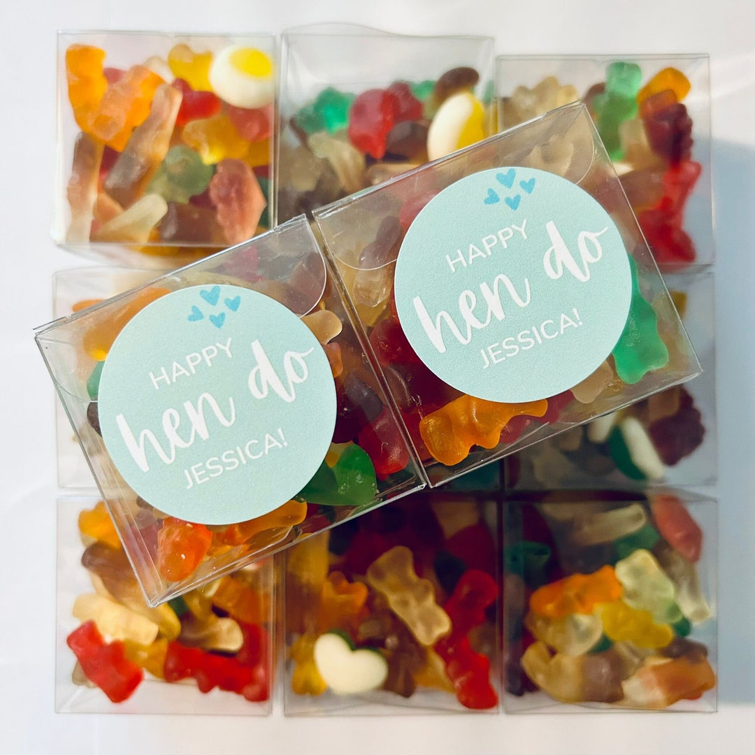 Sweet Boxes for Hen Party, Hen Party Favours, Hen Party Bags, Mini ...