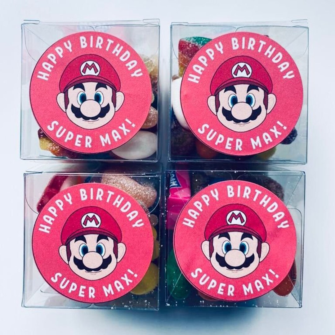 Super Mario Birthday Party Sweets Party Favours Kids Party - Etsy
