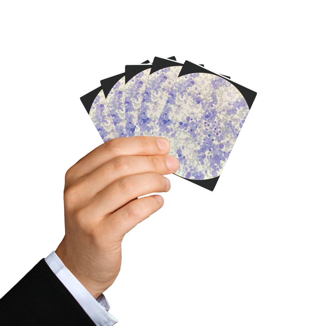 Microscopic Blood Smear Poker Cards: Unique Science Teacher Gift for ...