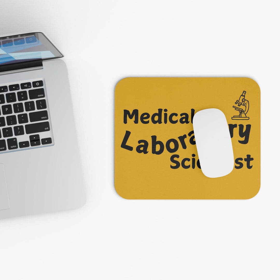Medical Laboratory Scientist Mouse Pad, Gift for Science Lovers, Office ...