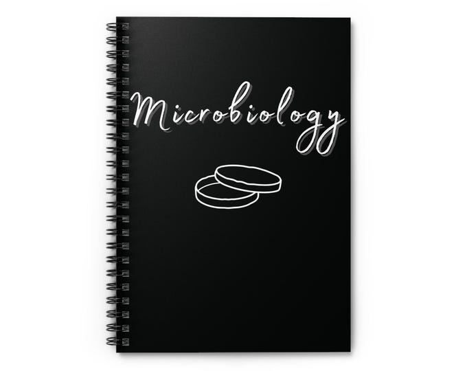 Microbiology Spiral Notebook, Perfect for Students, Science Lovers ...