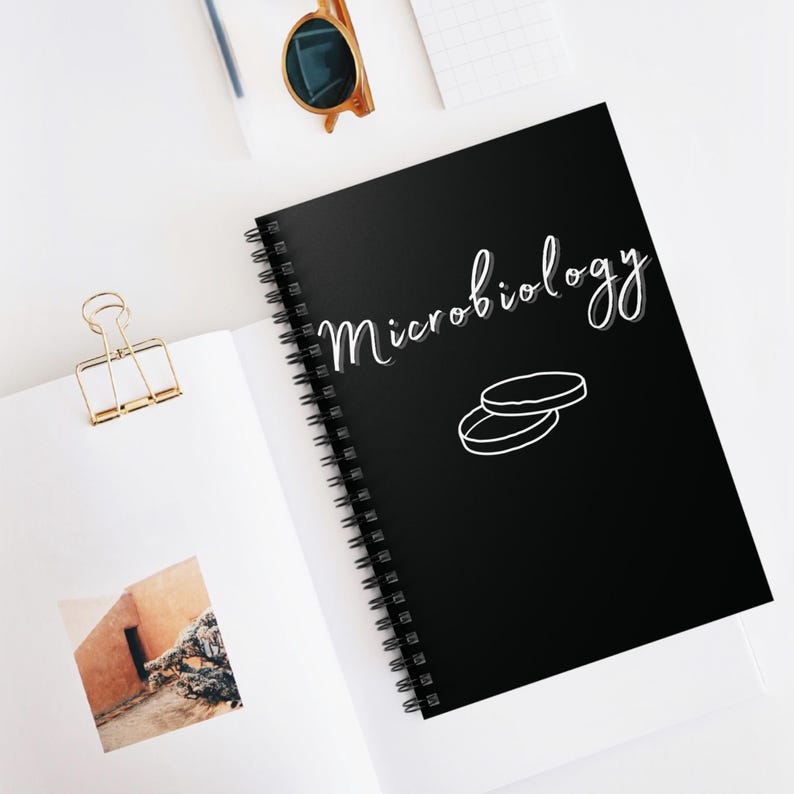 Microbiology Spiral Notebook, Perfect for Students, Science Lovers ...
