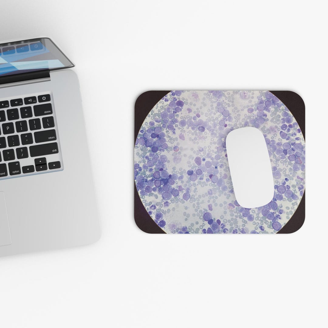 Blood Smear Mouse Pad, Healthcare Desk Accessory, Computer Mousemat ...