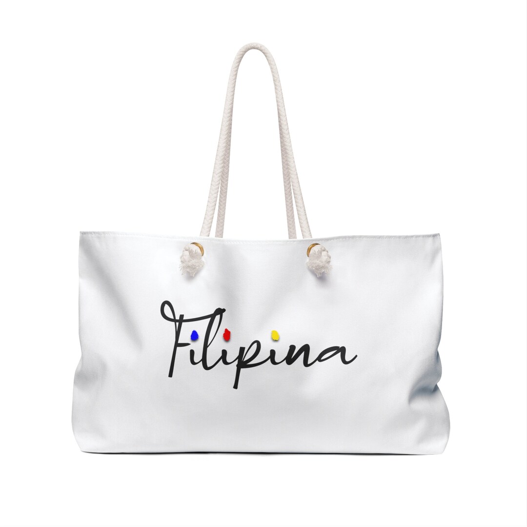 FILIPINA Weekender Bag, Gifts for Filipina, Filipino Language Bag ...