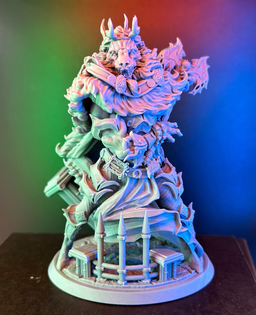 Lion King Resin Tabletop Figurine Ready to Paint - Etsy