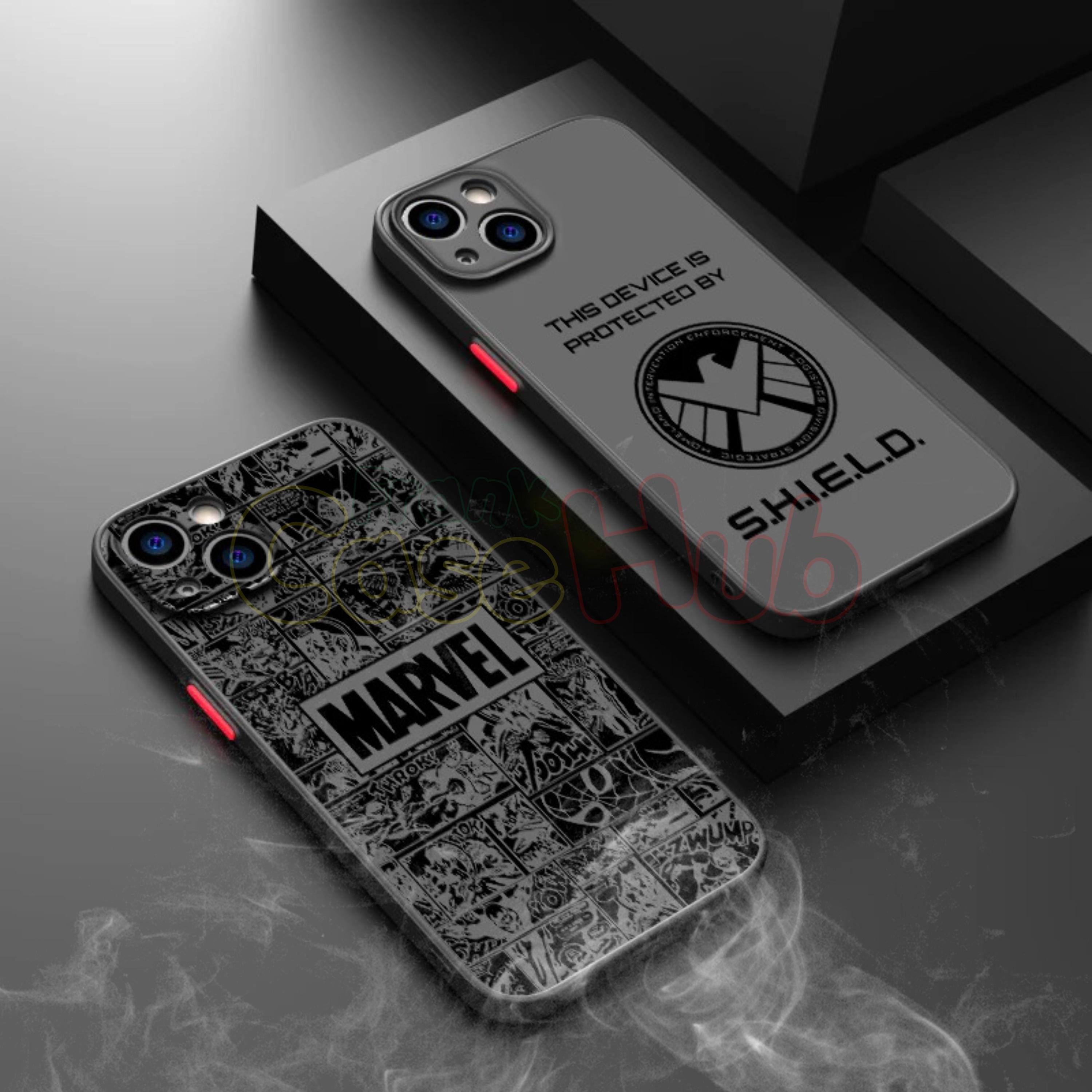 Marvel's Logo Spadar-man Superheroes iPhone Case for iPhone 15 14 13 12 ...