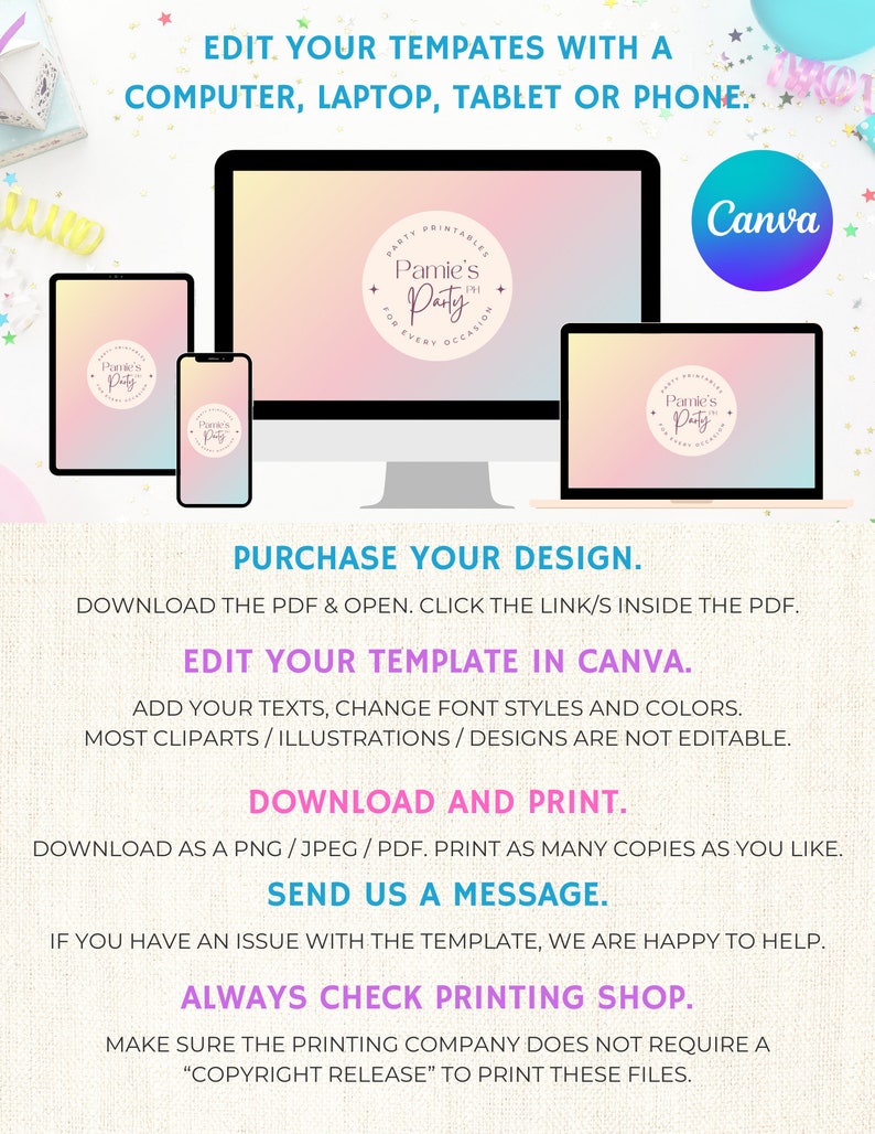 Editable Moana Backdrop, Hawaiian Birthday Backdrop Printable, Tropical ...