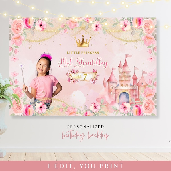 Princess Backdrop - Etsy