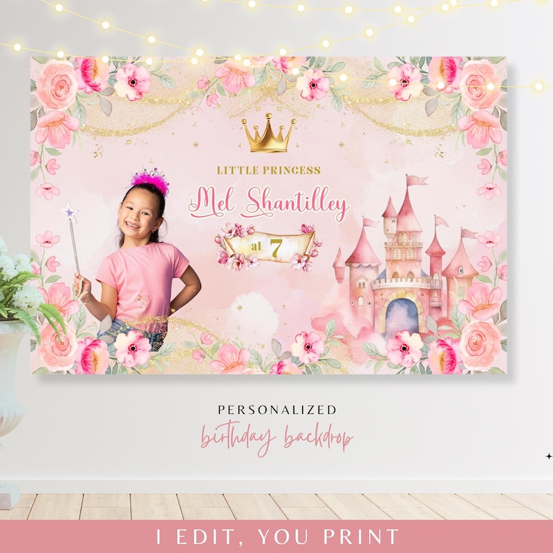 Princess Backdrop - Etsy