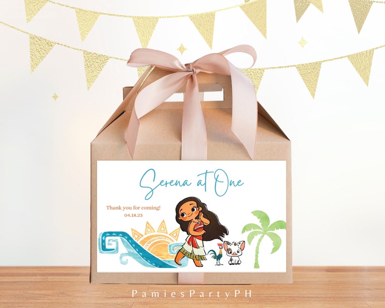 Moana Editable Birthday Bundle, ESSENTIALS BUNDLE Printable, Tropical ...