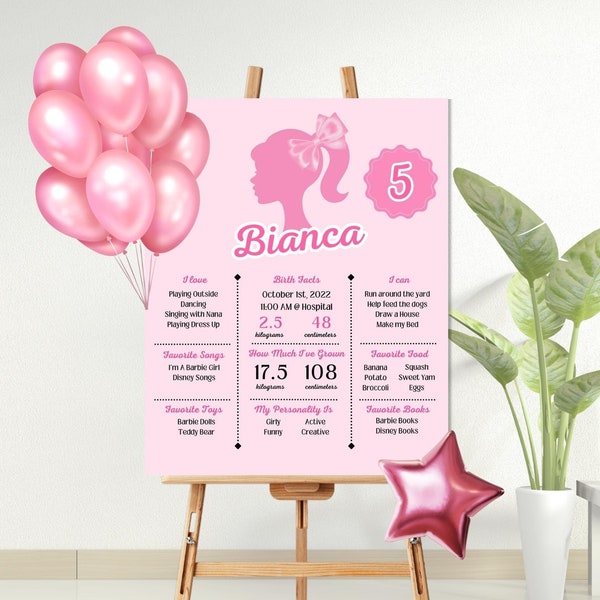 Barbie Welcome Sign - Etsy