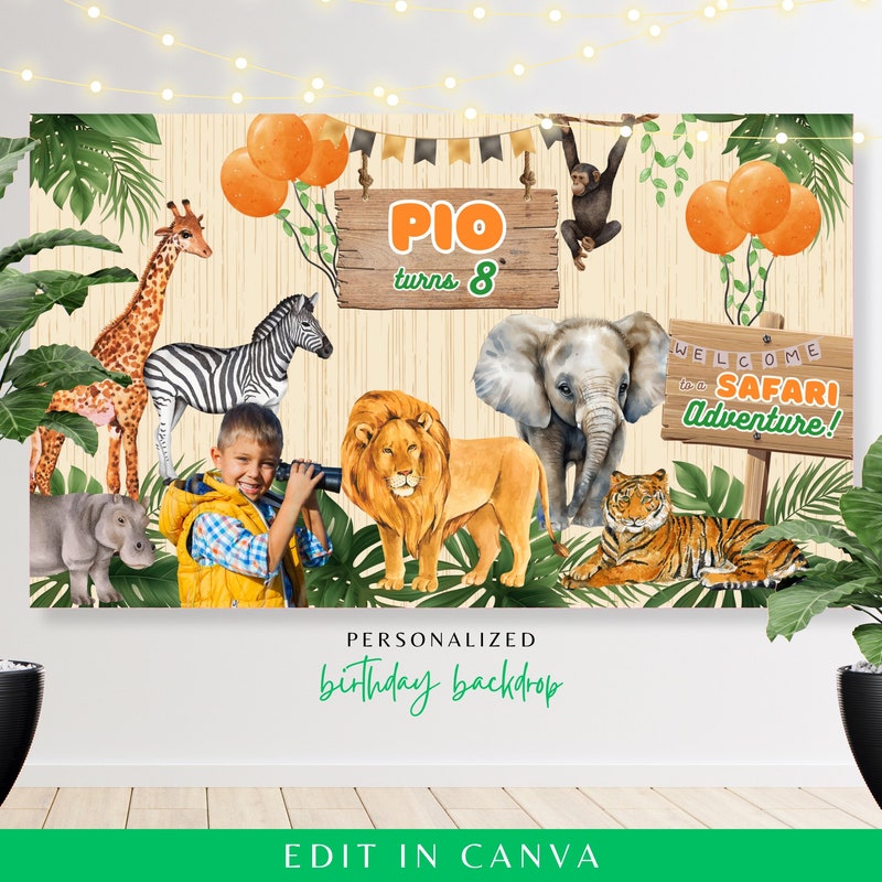 Safari Banner - Etsy