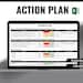 Action Plan Template, Project Action Plan, Task Planner, Activity ...