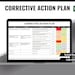 Corrective Action Plan, Action Plan, Action Tracker, Task Tracker, to ...