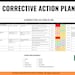 Corrective Action Plan, Action Plan, Action Tracker, Task Tracker, to ...