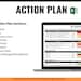 Action Plan Template, Project Action Plan, Project Plan, Task Planner ...