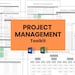 Project Management Bundle, Project Templates, Project Plan, Project ...