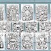 60 Pages of Adorable Cute Monsters Coloring Book | PDF | Printable ...