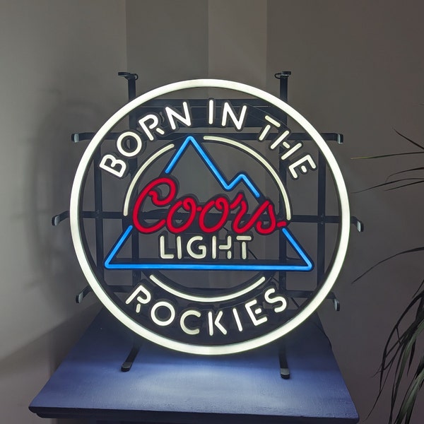 Coors Light Neon Sign - Etsy