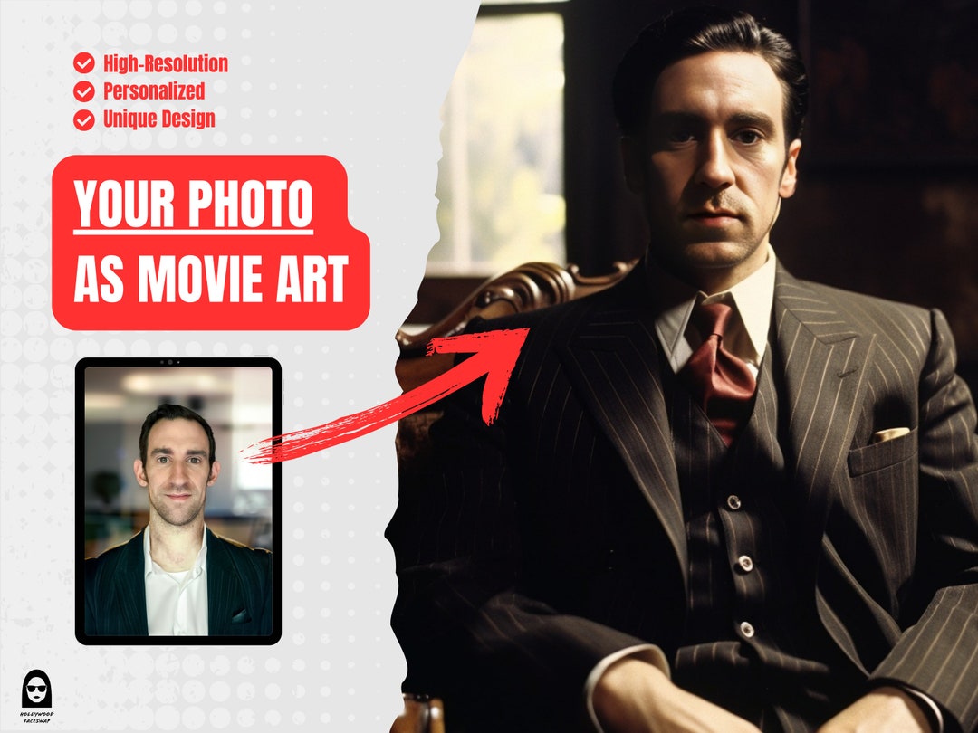 Personalized Movie Style Portraits - Hollywoodfaceswap Custom Digital ...