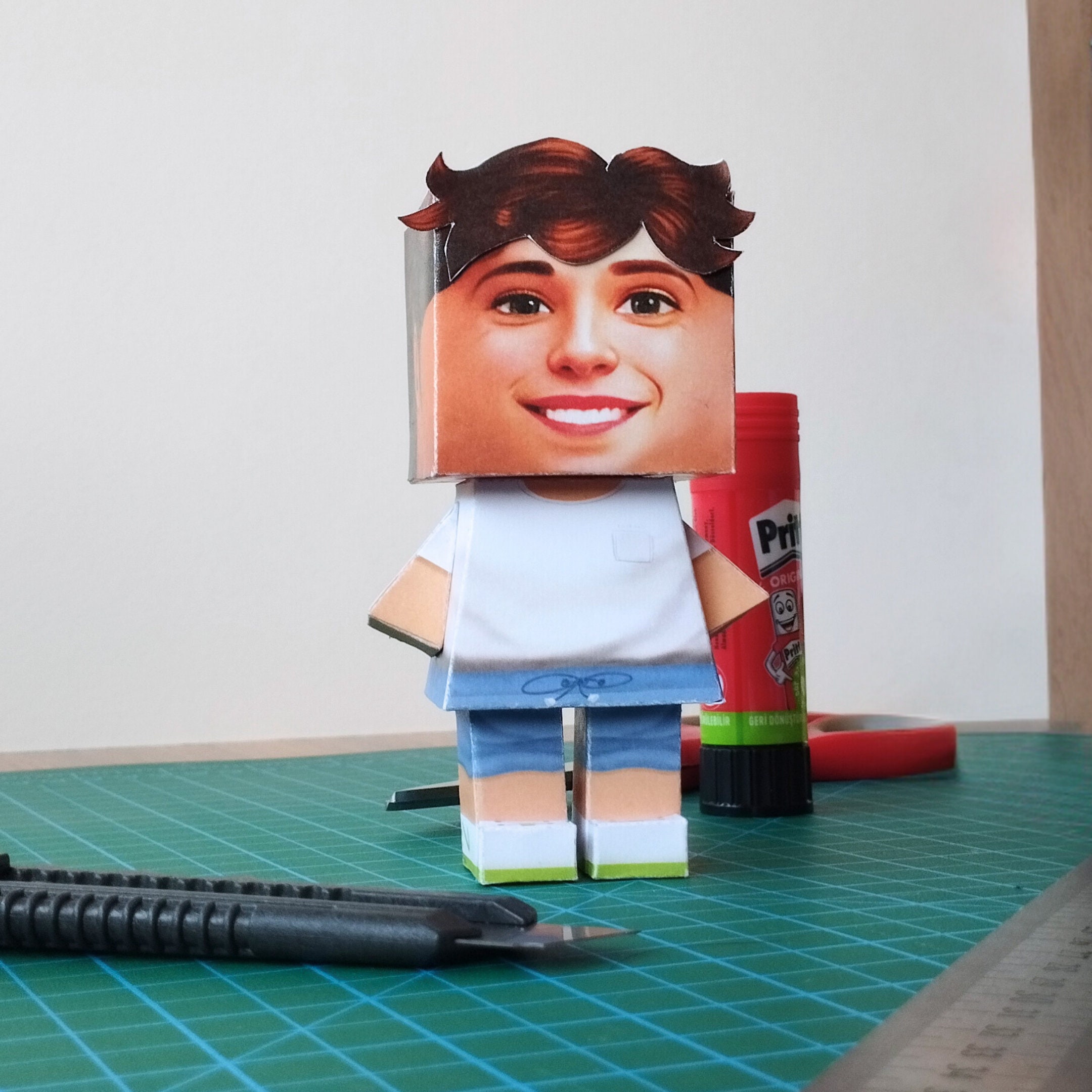 Custom Paper Character Design Gift Papercraft Figures DIY - Etsy