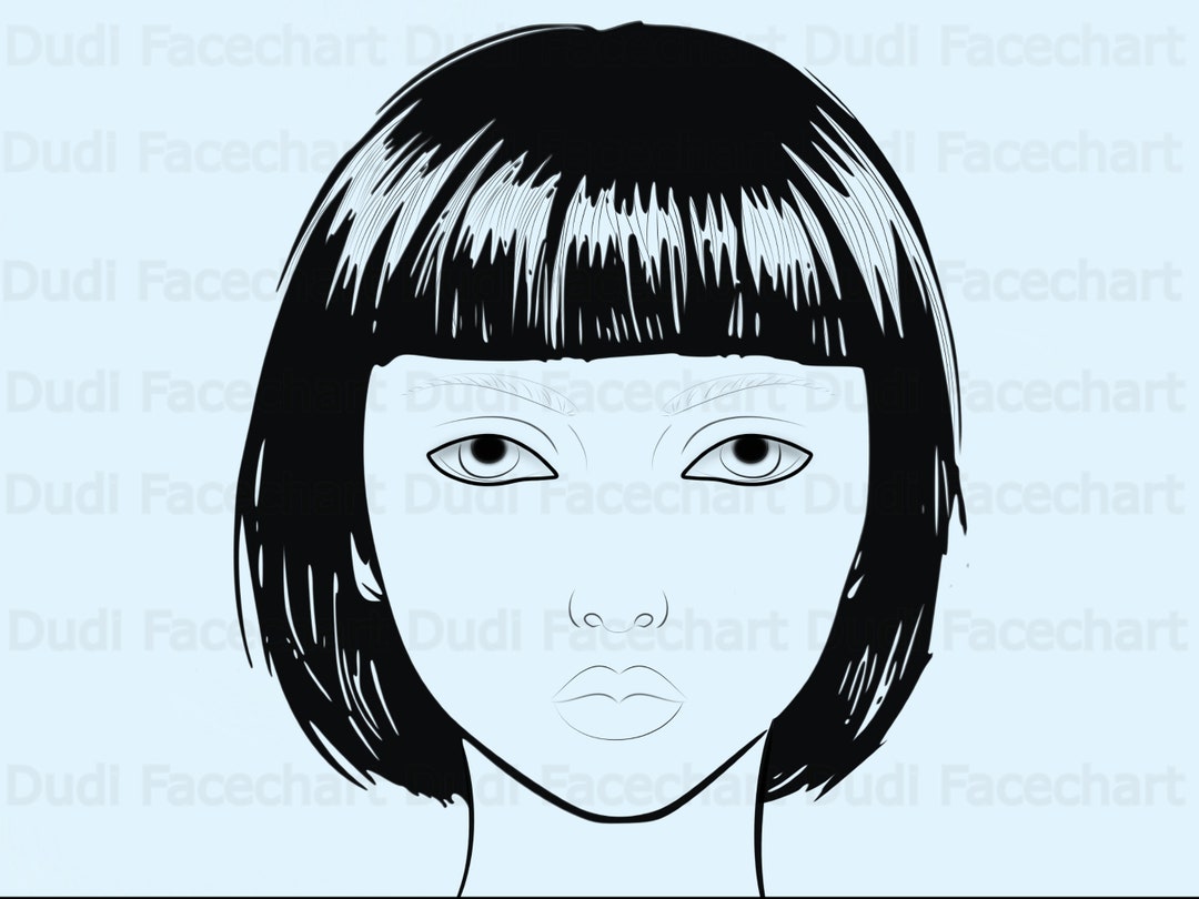 Printable Face Chart Templates for All the Makeup Lovers & Upcoming ...