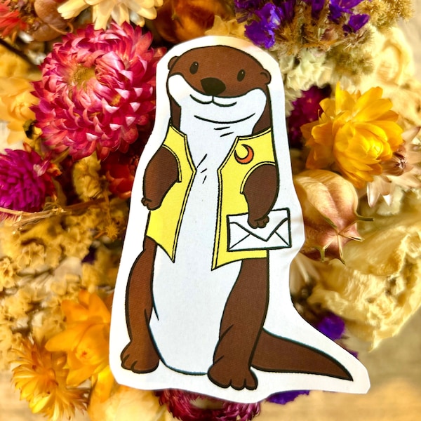 Crescent City Otter Mail Sticker - Etsy